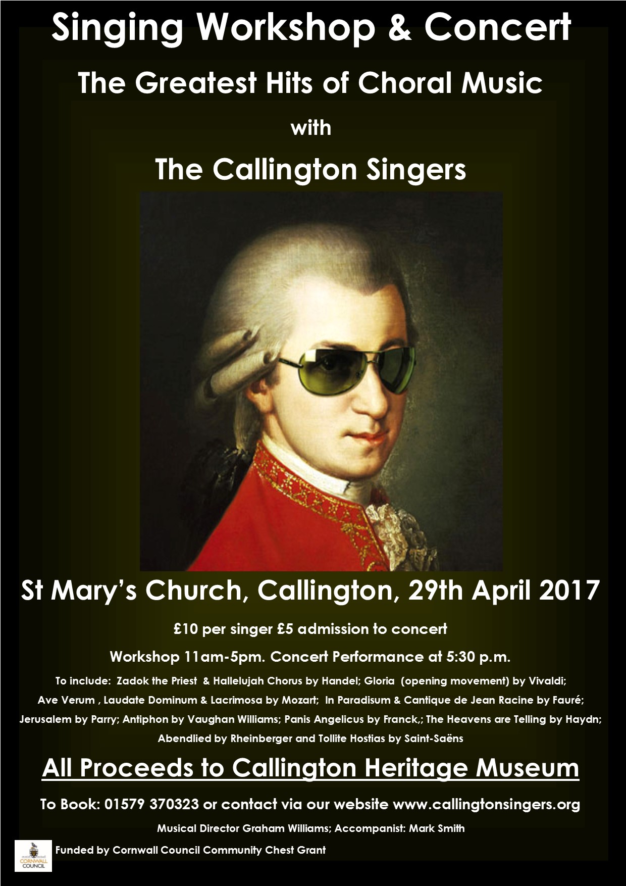 Singing Workshop for Callington Heritage Centre | The Callington Singers